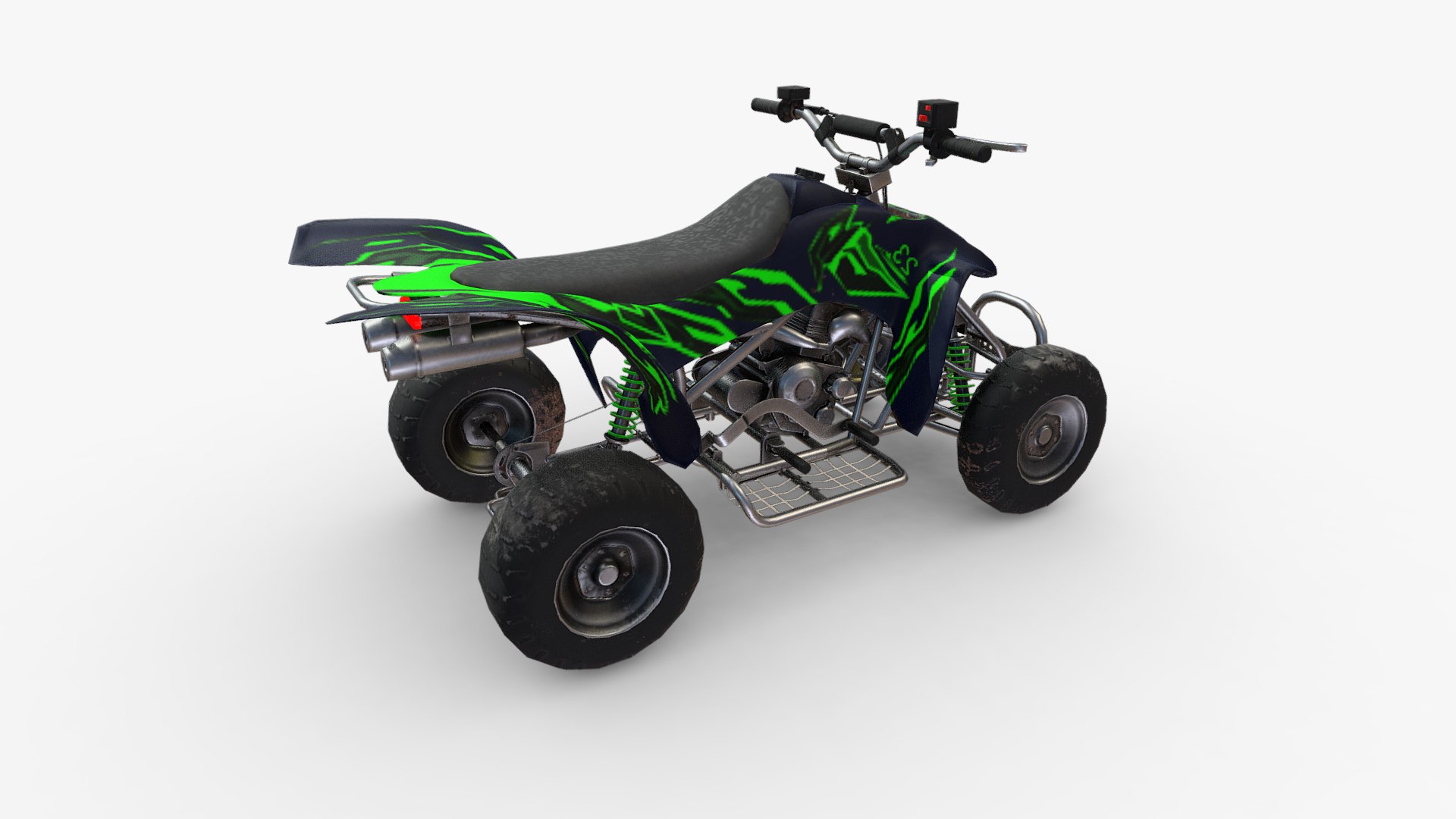 3D Quad bike v2 - TurboSquid 2101721