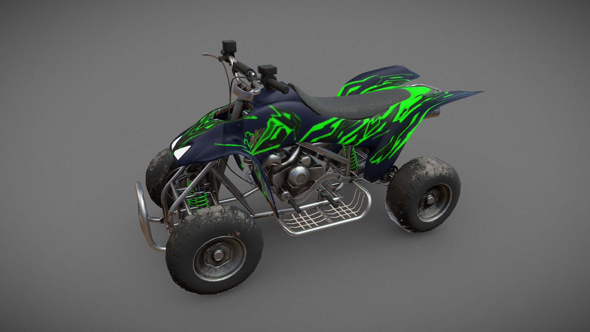 3D Quad bike v2 - TurboSquid 2101721