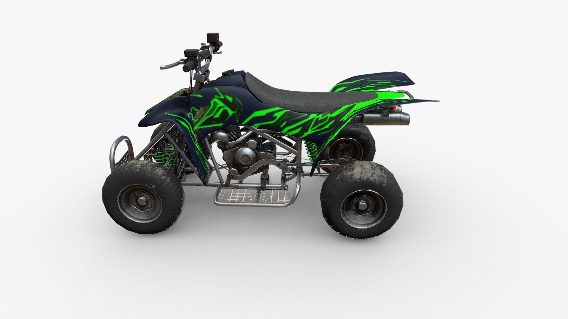3D Quad bike v2 - TurboSquid 2101721