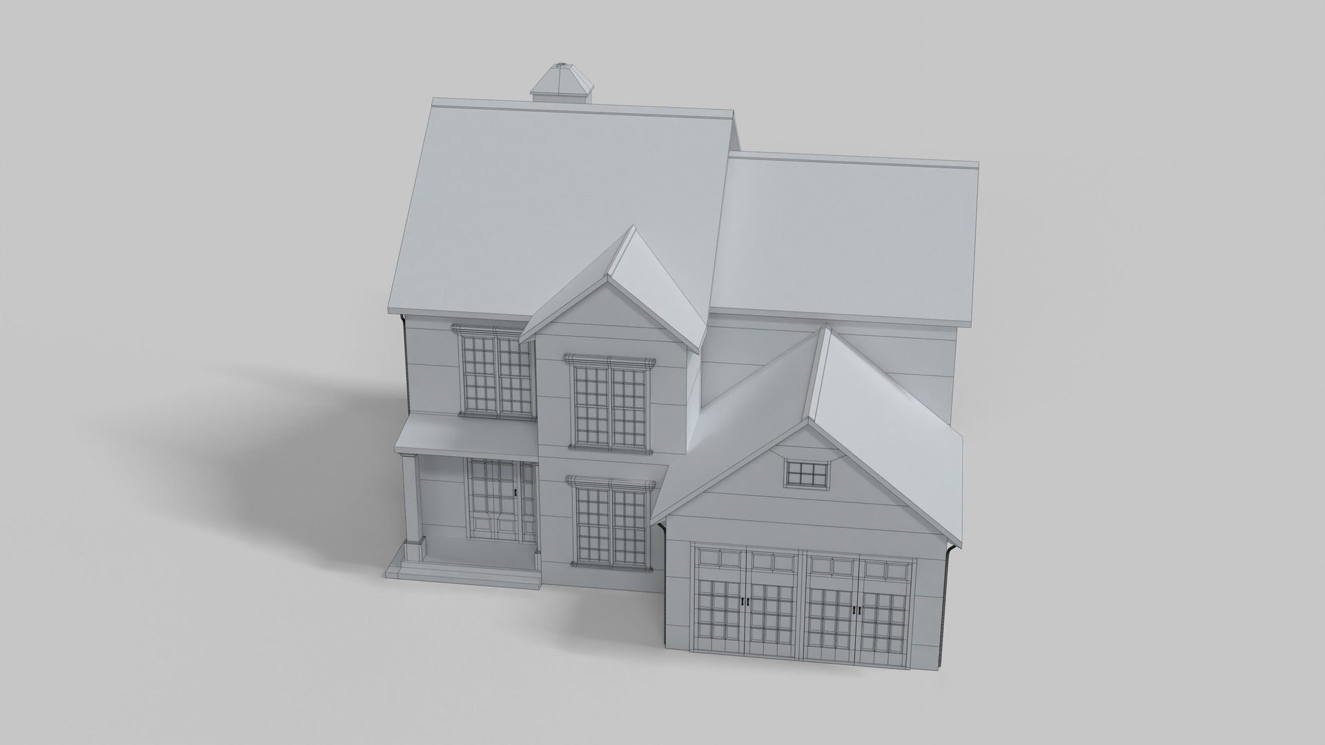 3D Model Neighborhood House 09T4 - TurboSquid 2214414
