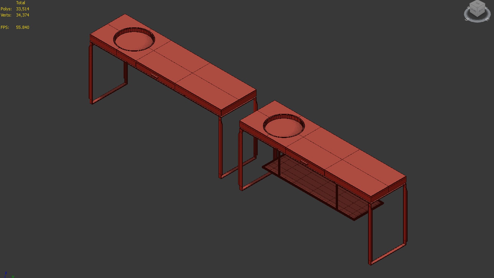 3D Aei By Giorgetti Console Table Model - TurboSquid 1881478