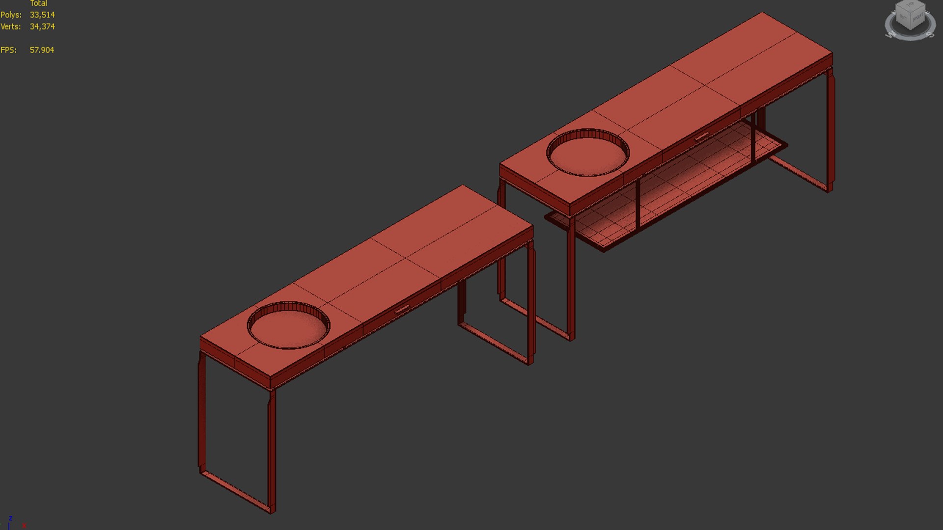 3D Aei By Giorgetti Console Table Model - TurboSquid 1881478