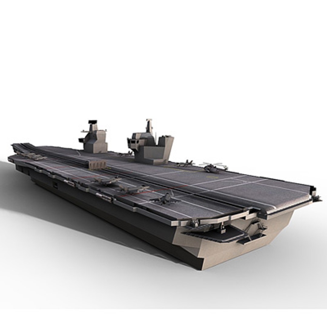3d Model Of Queen Elizabeth Class Aircraft