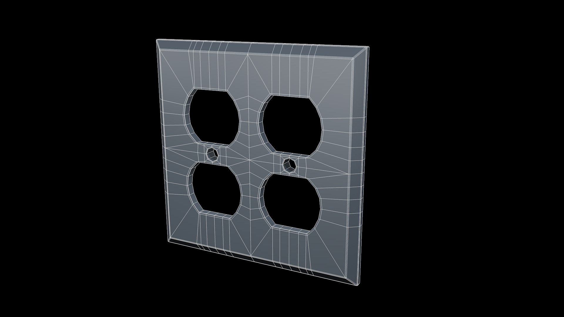 3D power outlet - TurboSquid 1166330