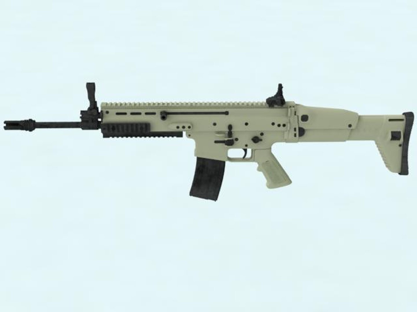 3D Rifle Scar - TurboSquid 1214707
