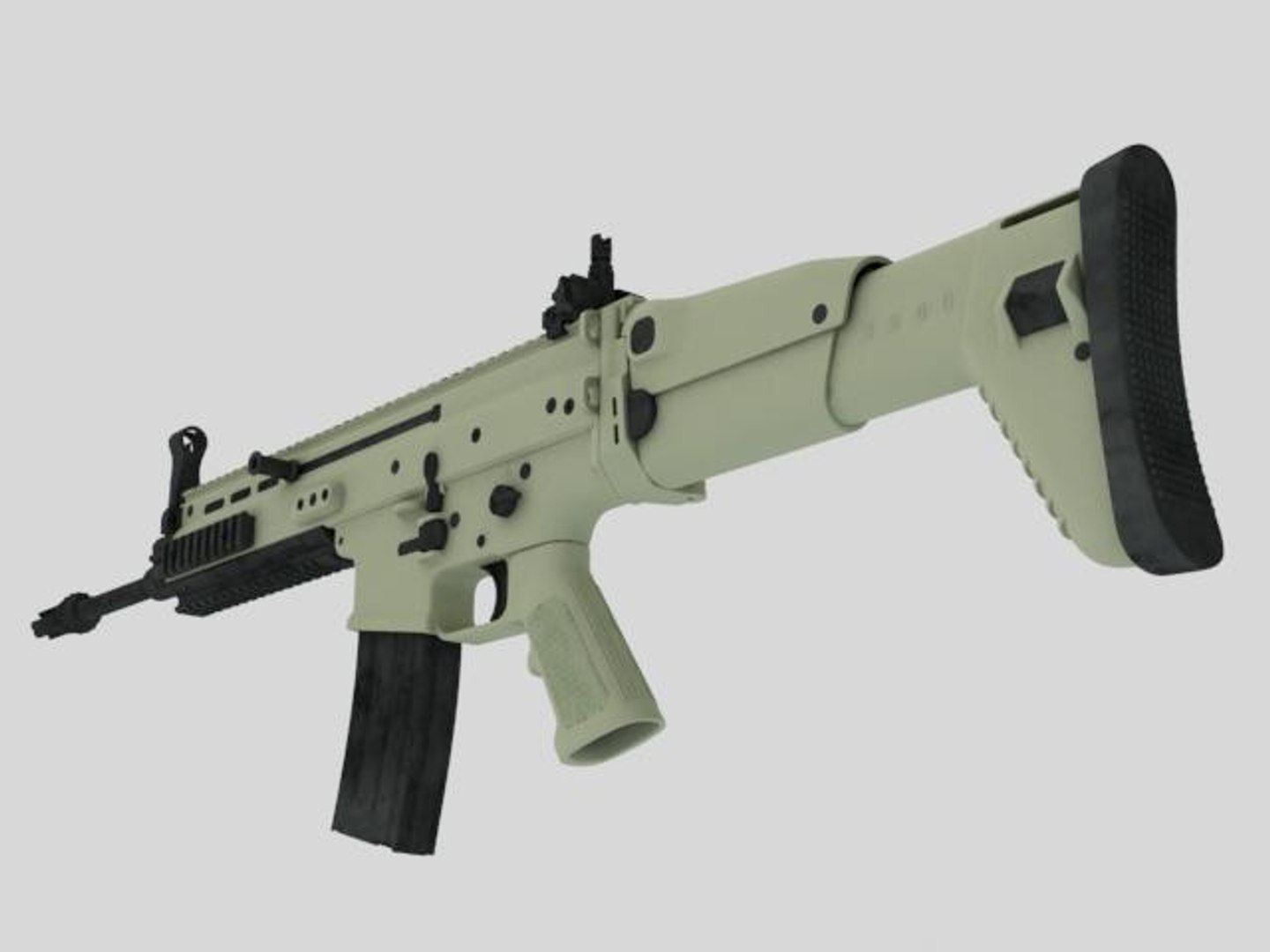 3D Rifle Scar - TurboSquid 1214707