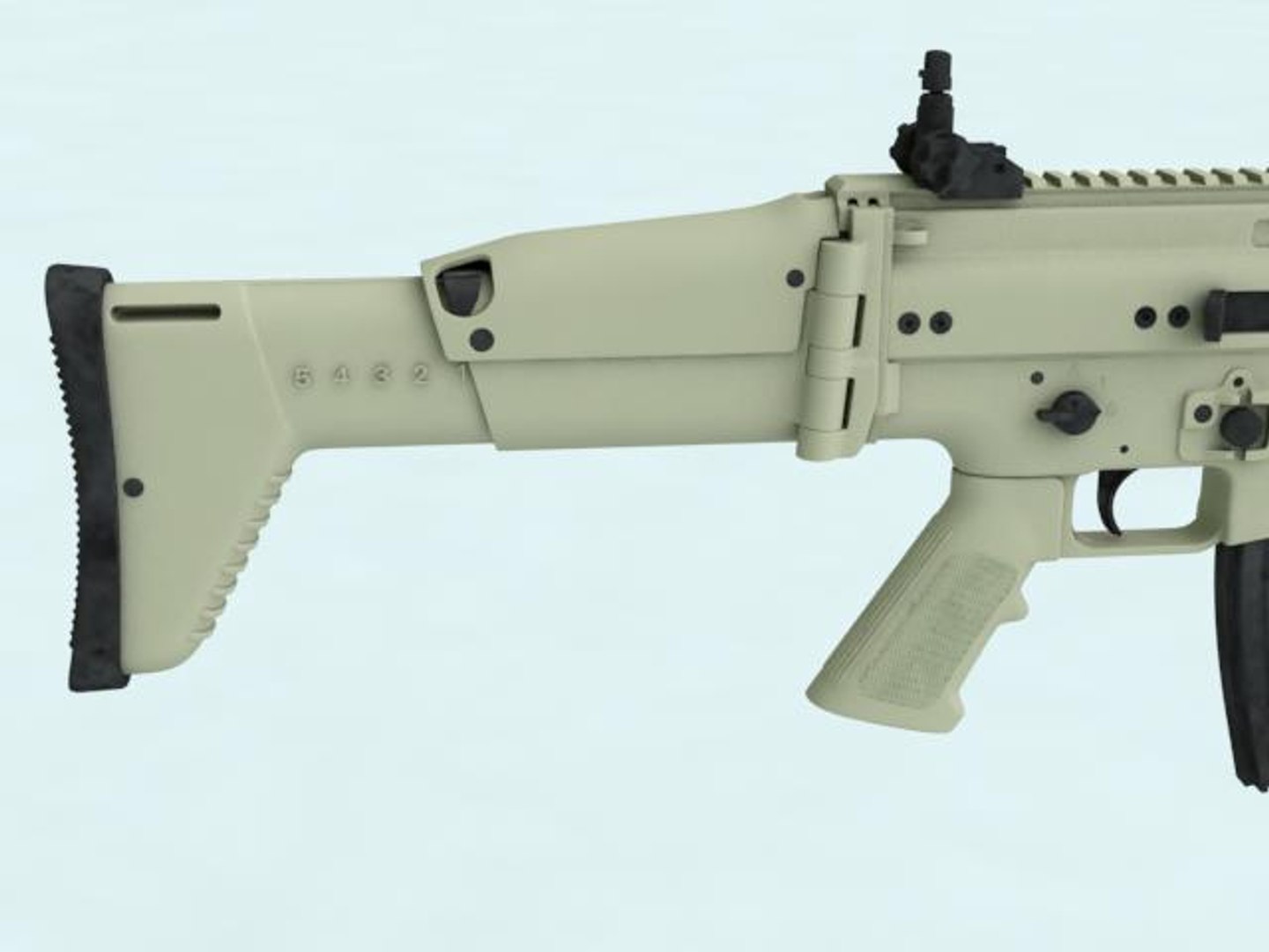 3D Rifle Scar - TurboSquid 1214707