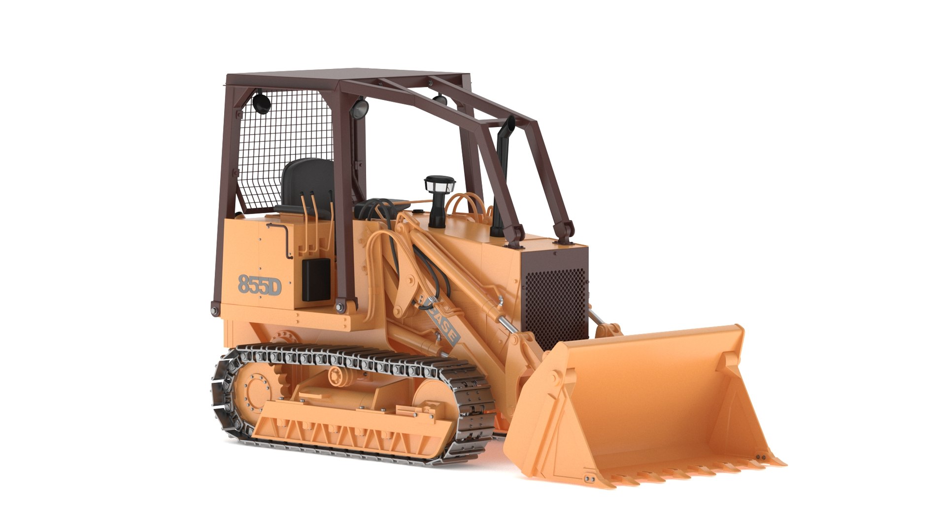 Case 855D Crawler Loaders 3D Model - TurboSquid 2225708