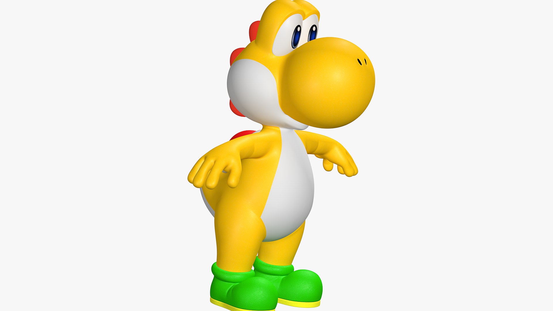 Yoshi Character Cinematic Super Mario World 3D model - TurboSquid 2103553