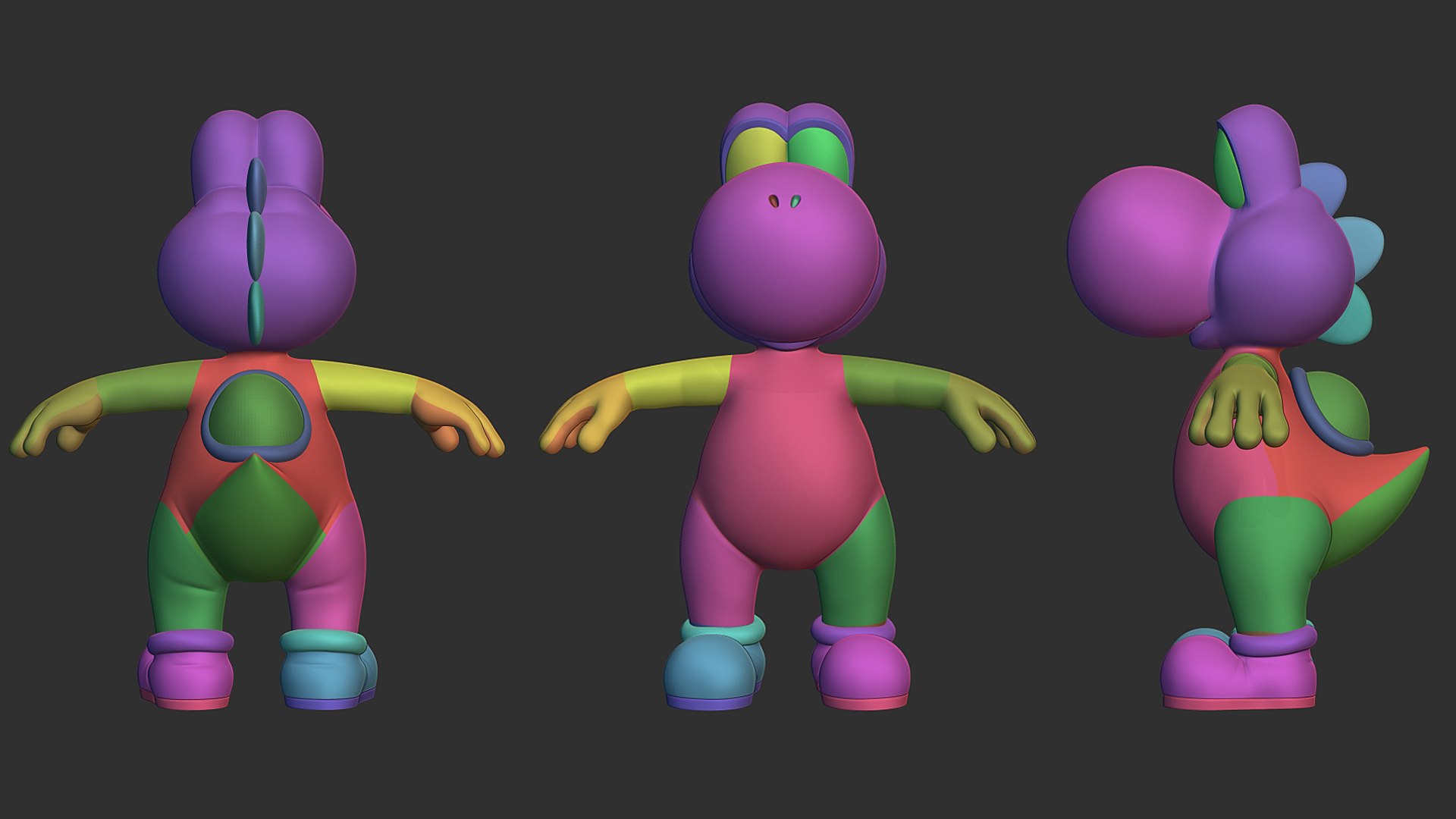 Yoshi Character Cinematic Super Mario World 3D model - TurboSquid 2103553