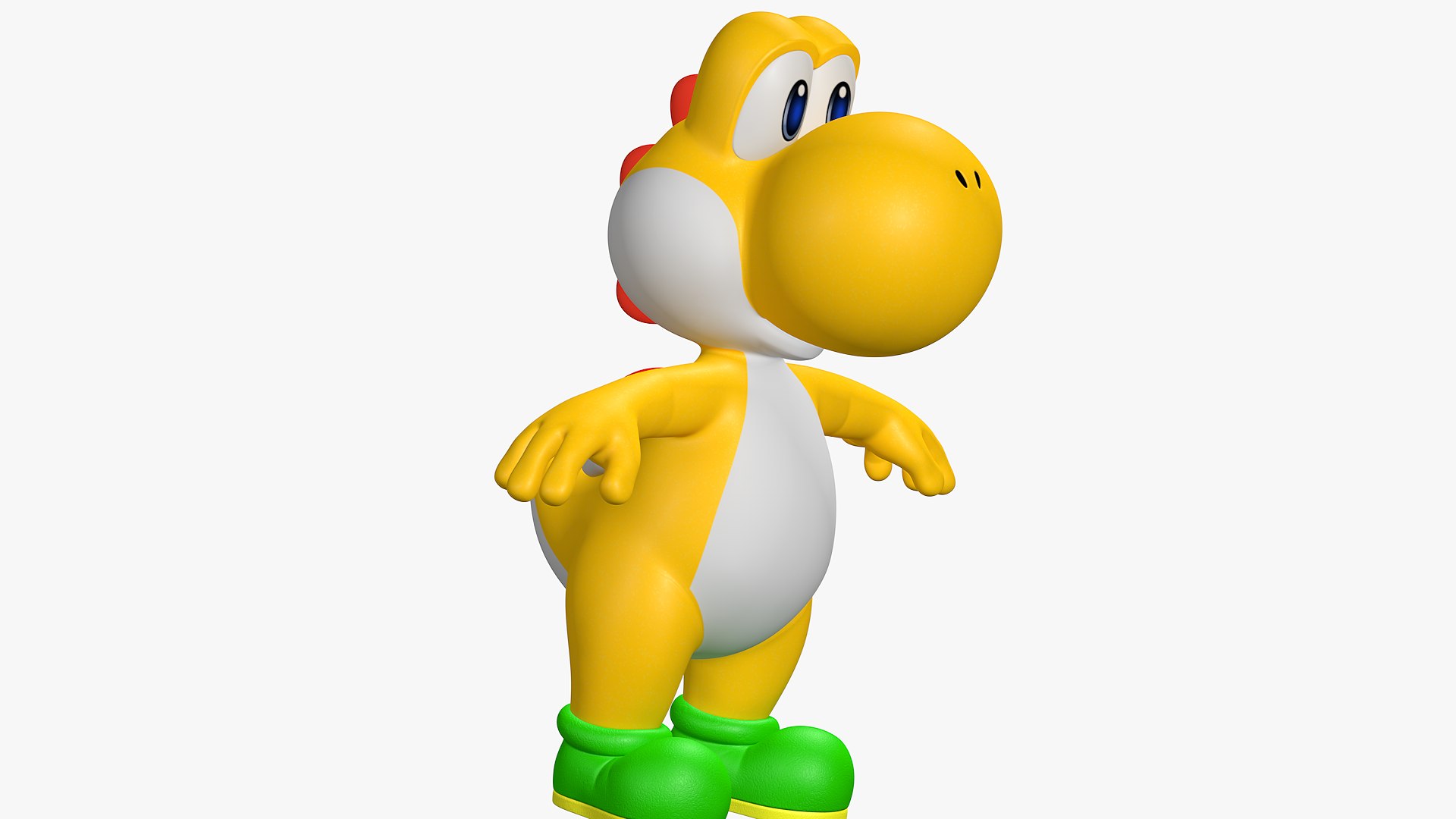 Yoshi Character Cinematic Super Mario World 3D model - TurboSquid 2103553