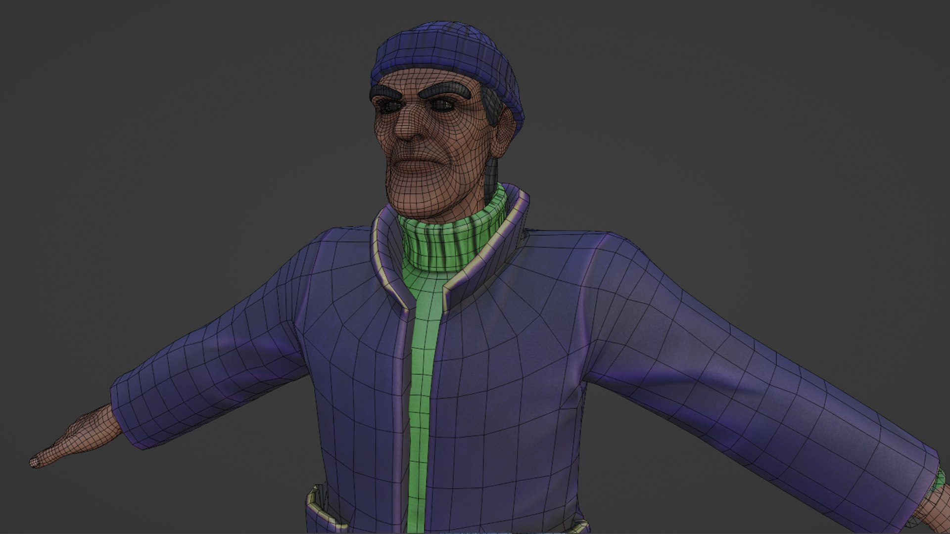 3D Cartoon Rigged Toon Old Man-Angus Character 3D Model - TurboSquid ...