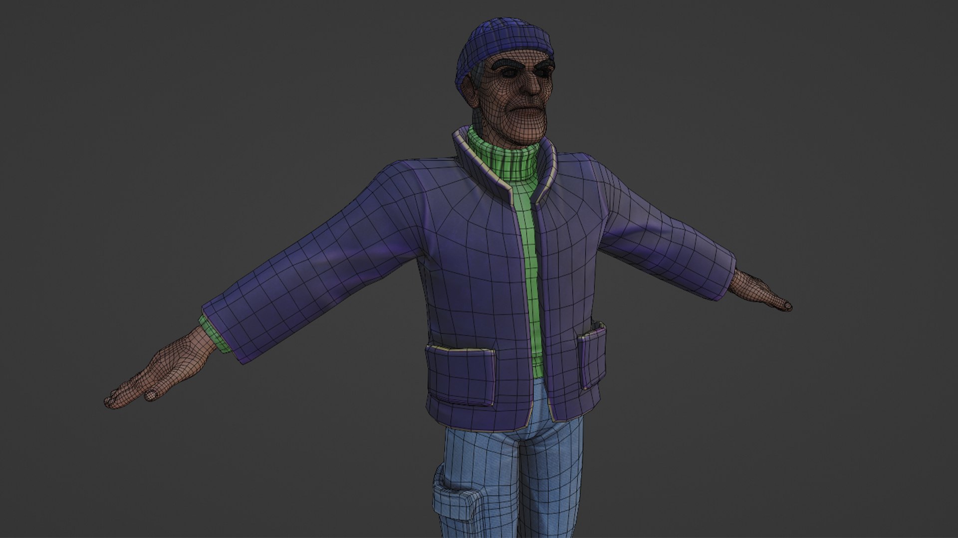 3D Cartoon Rigged Toon Old Man-Angus Character 3D Model - TurboSquid ...