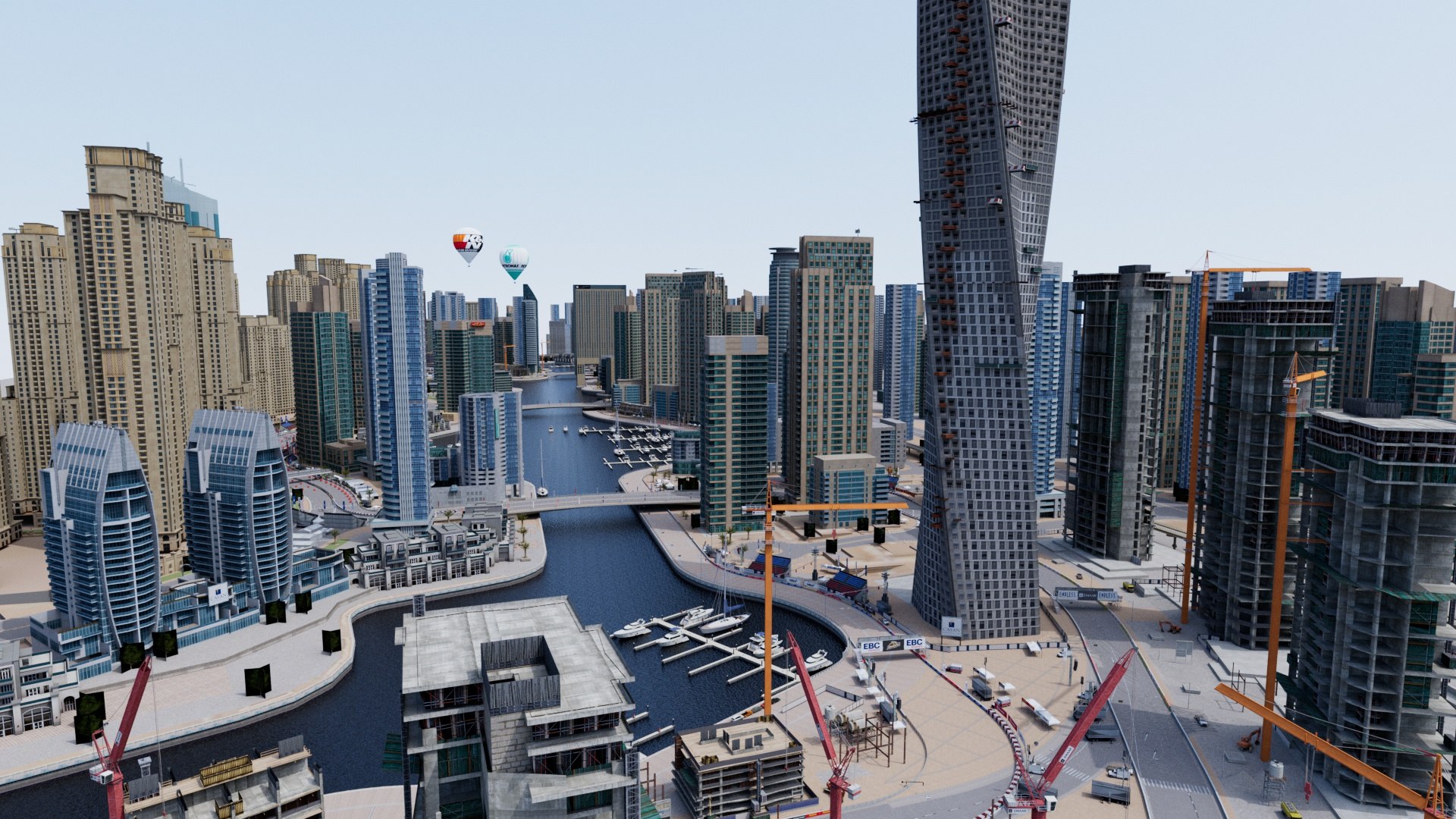 Dubai Marina Model - TurboSquid 2187017