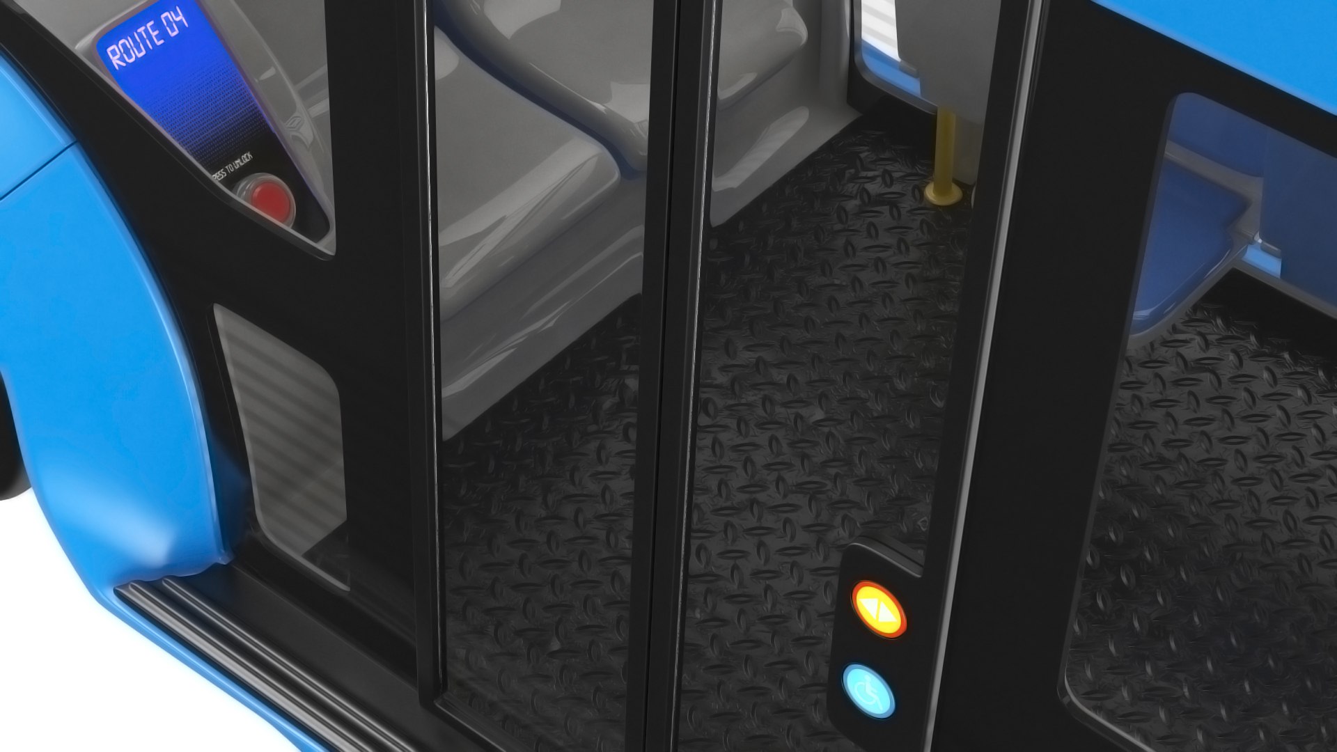 Yellow Mini Electric Bus 3D Model - TurboSquid 1952088