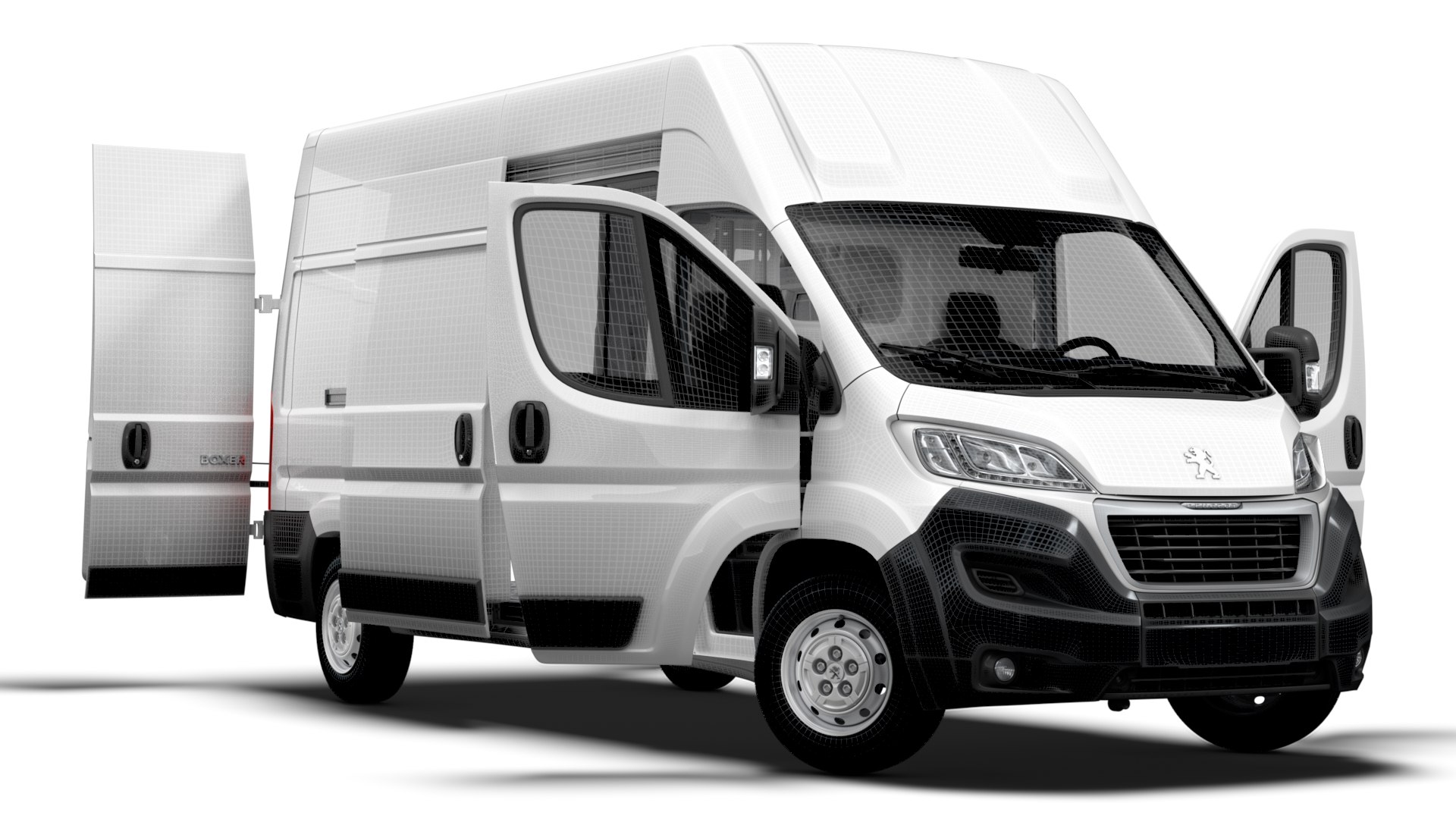 Peugeot Boxer Van L3H3 HQInterior2023 Model - TurboSquid 2217983