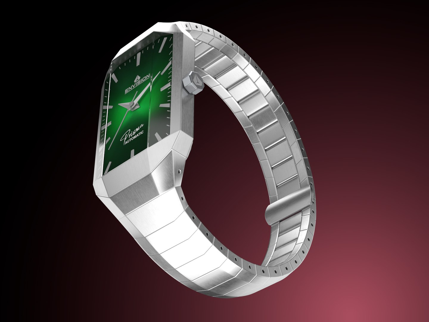 3D Prisma Smeraldo Watch Model - TurboSquid 2250016