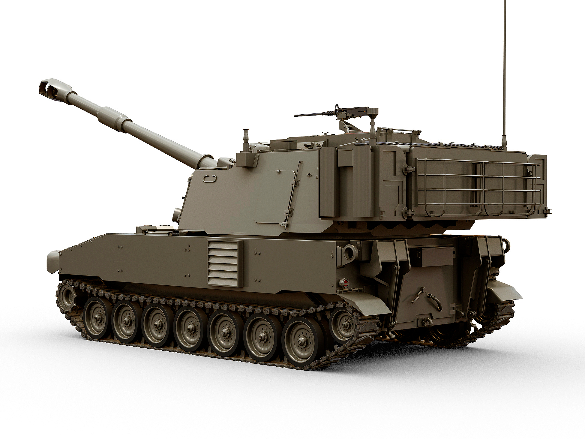 3D M-109 A6 Paladin model - TurboSquid 1954174