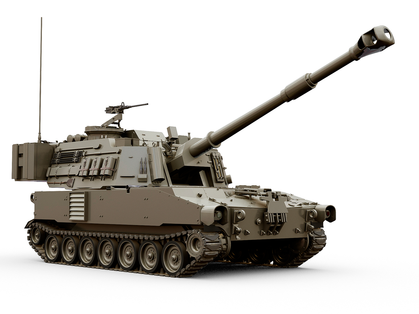 3D M-109 A6 Paladin model - TurboSquid 1954174