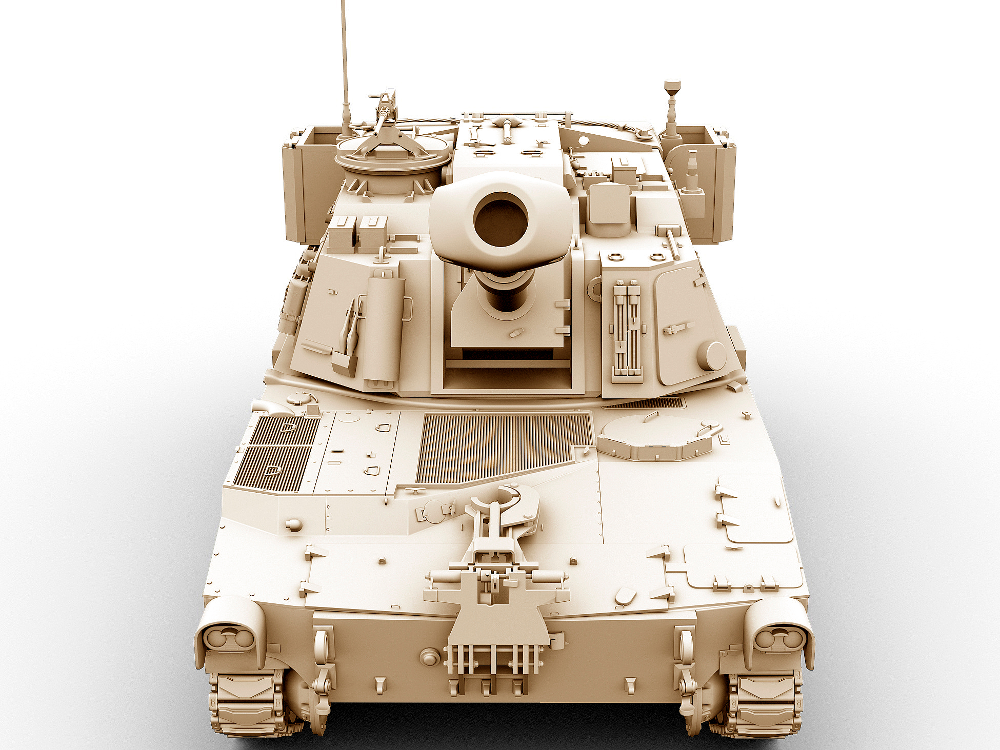 3D M-109 A6 Paladin model - TurboSquid 1954174