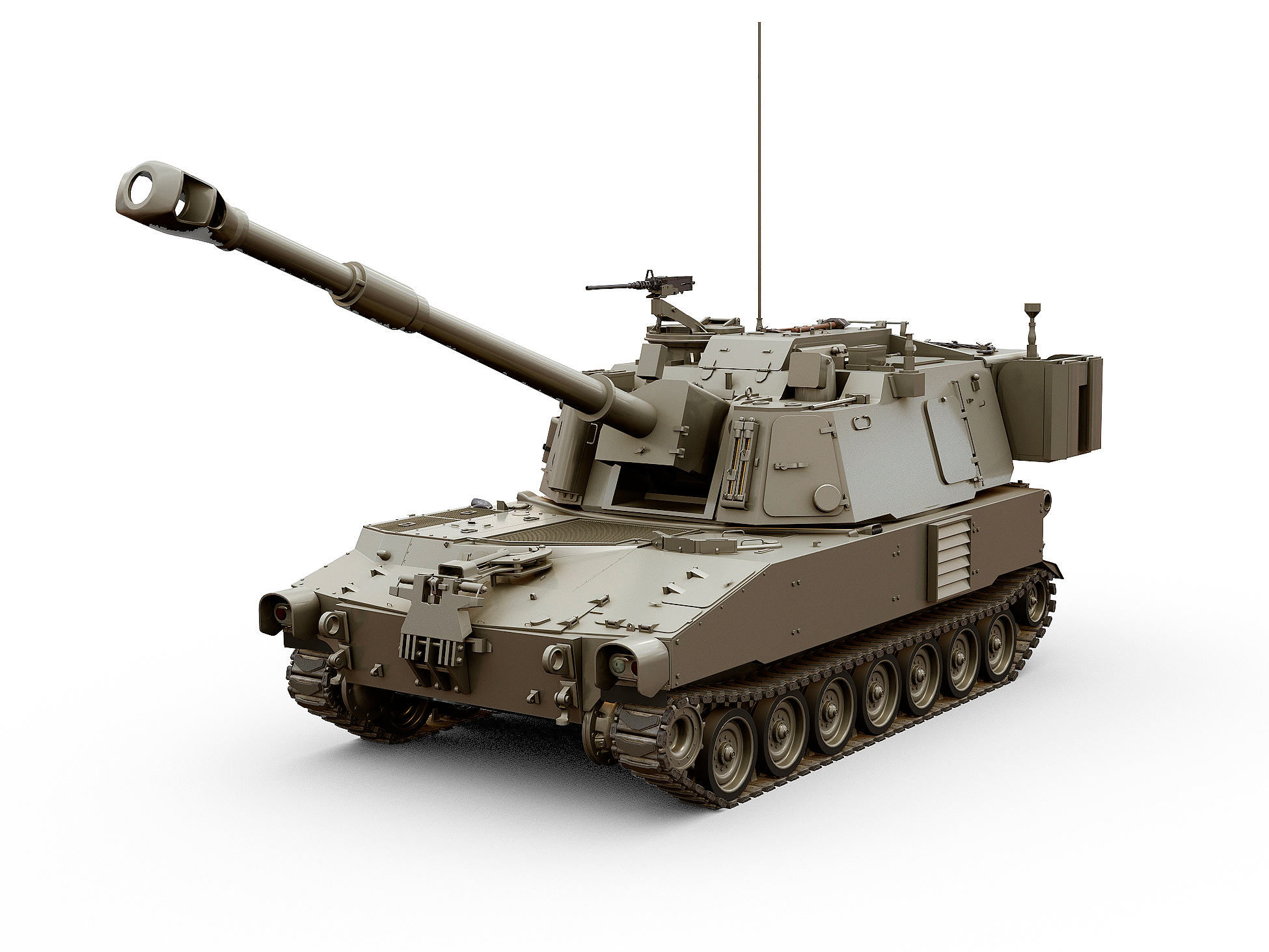 3D M-109 A6 Paladin model - TurboSquid 1954174
