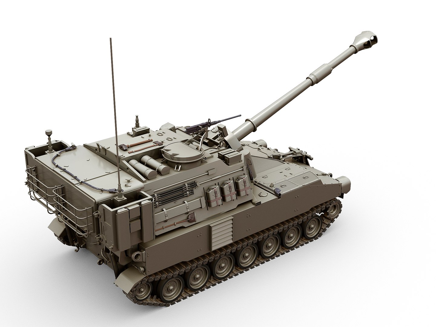 3D M-109 A6 Paladin Model - TurboSquid 1954174