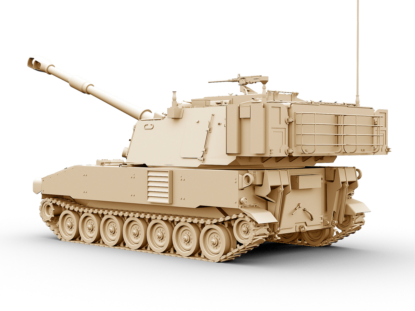 3D M-109 A6 Paladin model - TurboSquid 1954174
