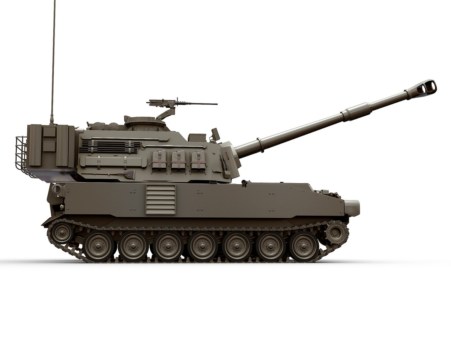 3D M-109 A6 Paladin Model - TurboSquid 1954174