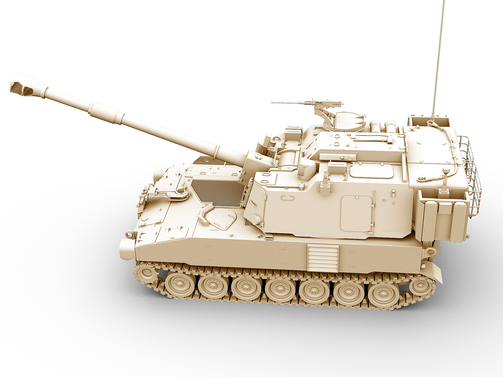 3D M-109 A6 Paladin model - TurboSquid 1954174
