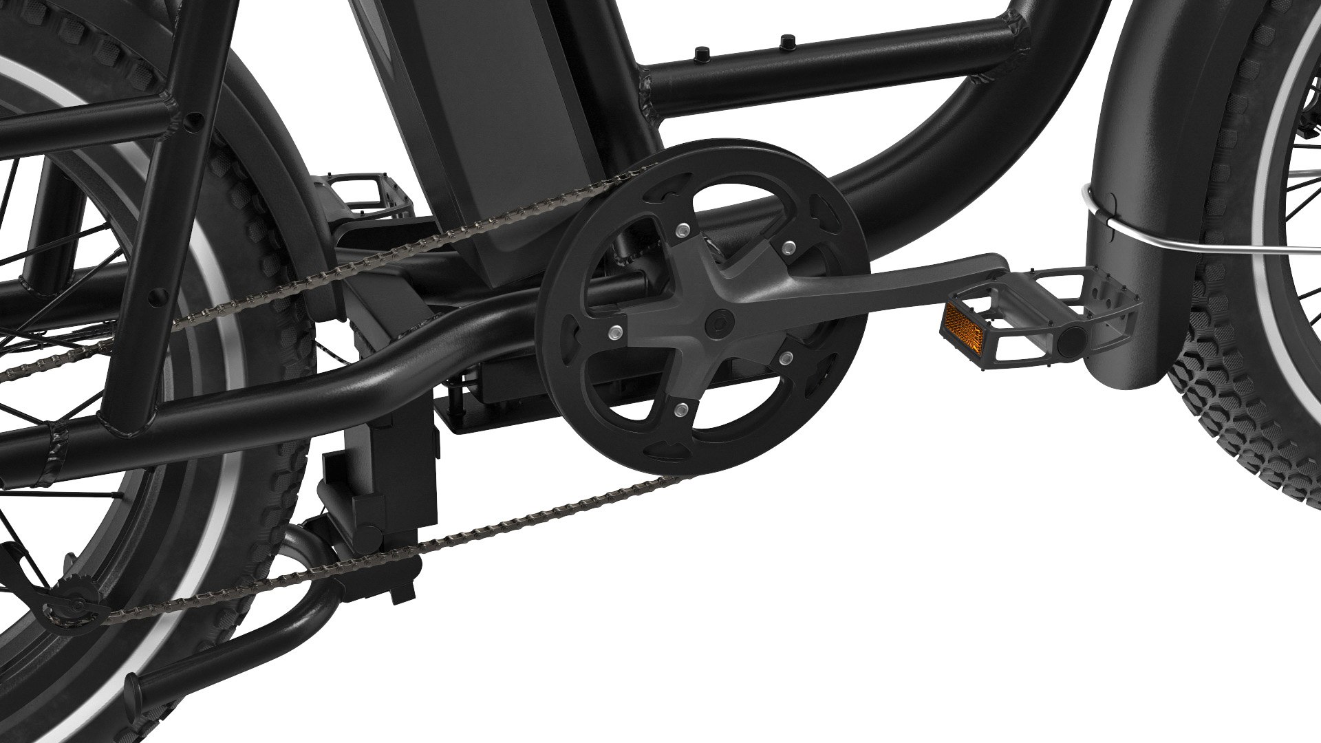 3D model Electric Delivery Bike RadRunner Black Rigged - TurboSquid 2172324