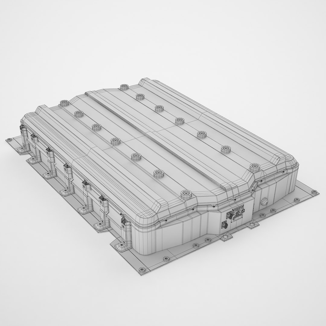 Electric Cars Battery Generic 02 3D Model - TurboSquid 1774488