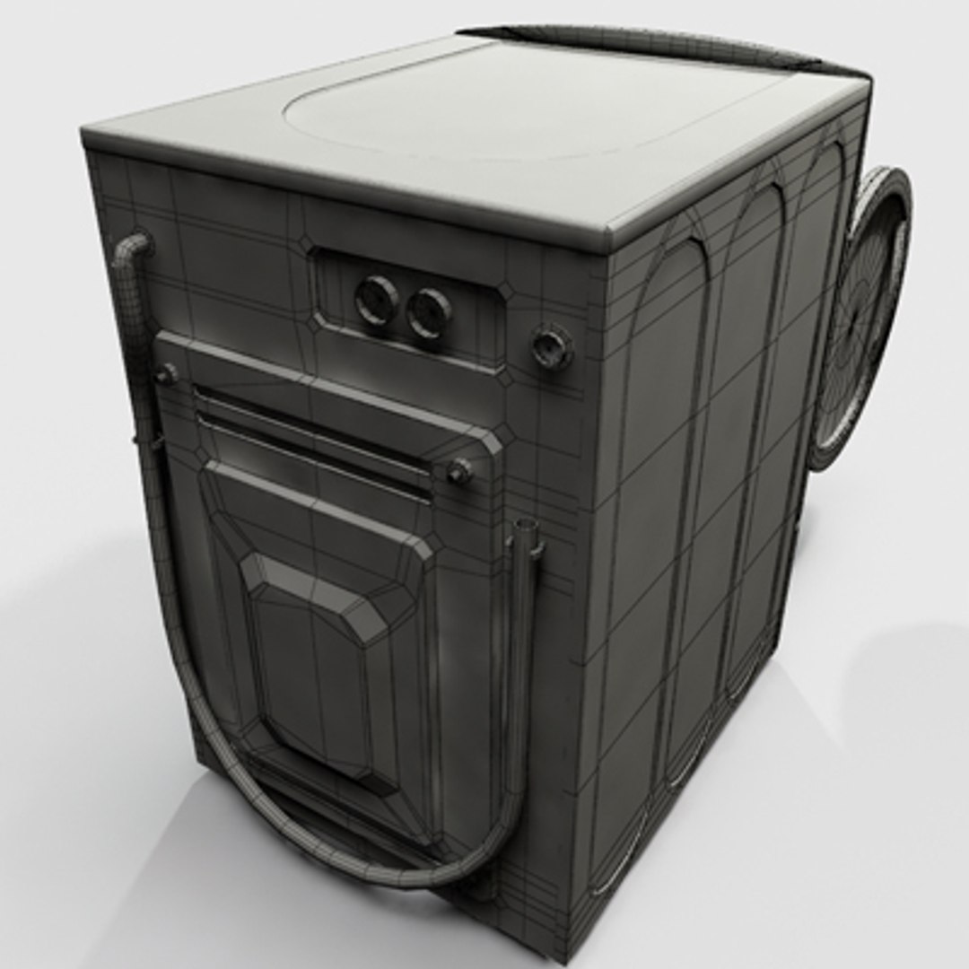 Electric Washer 3d Model