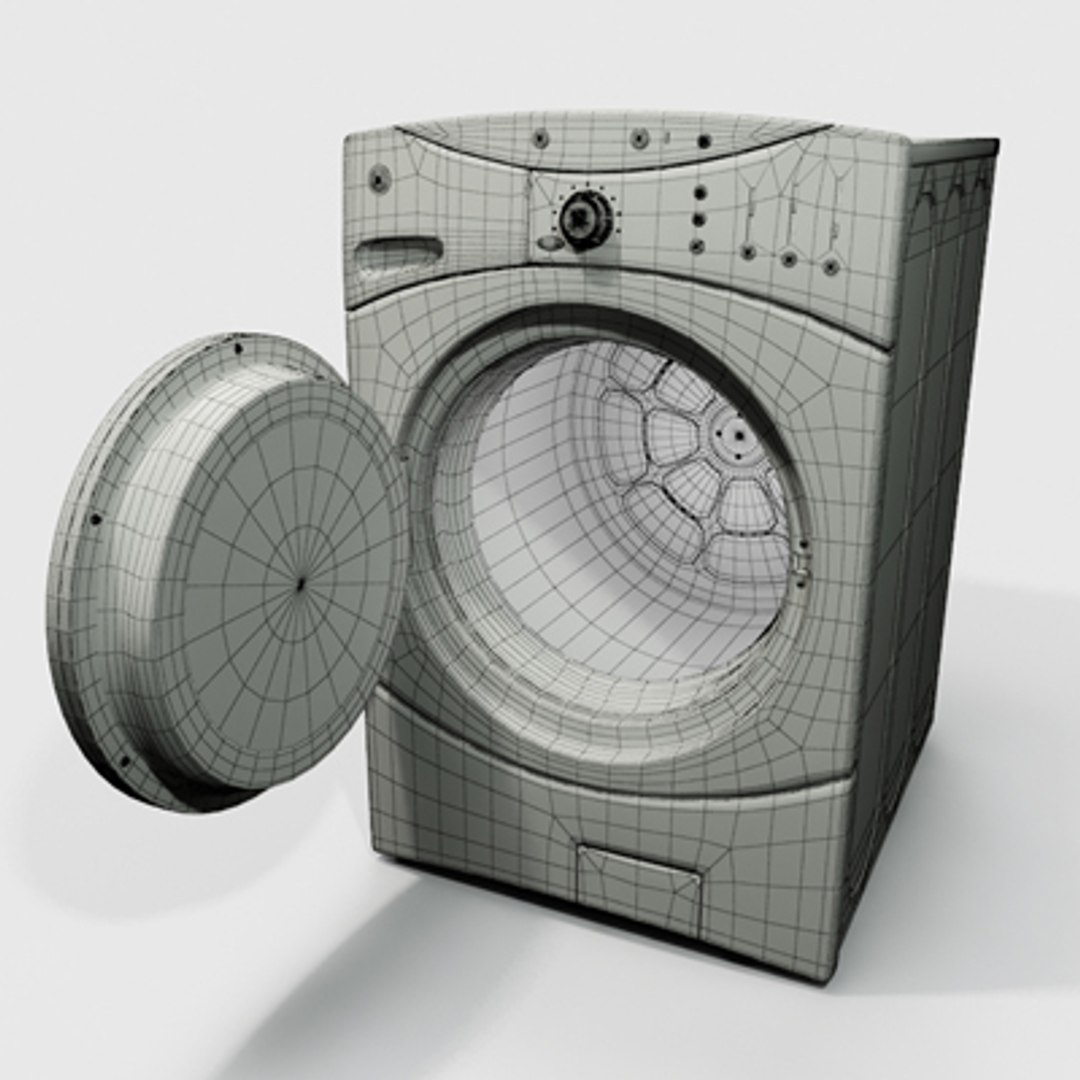 Electric Washer 3d Model