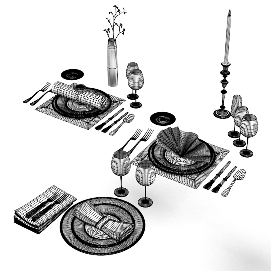 3dsmax Table Appointments