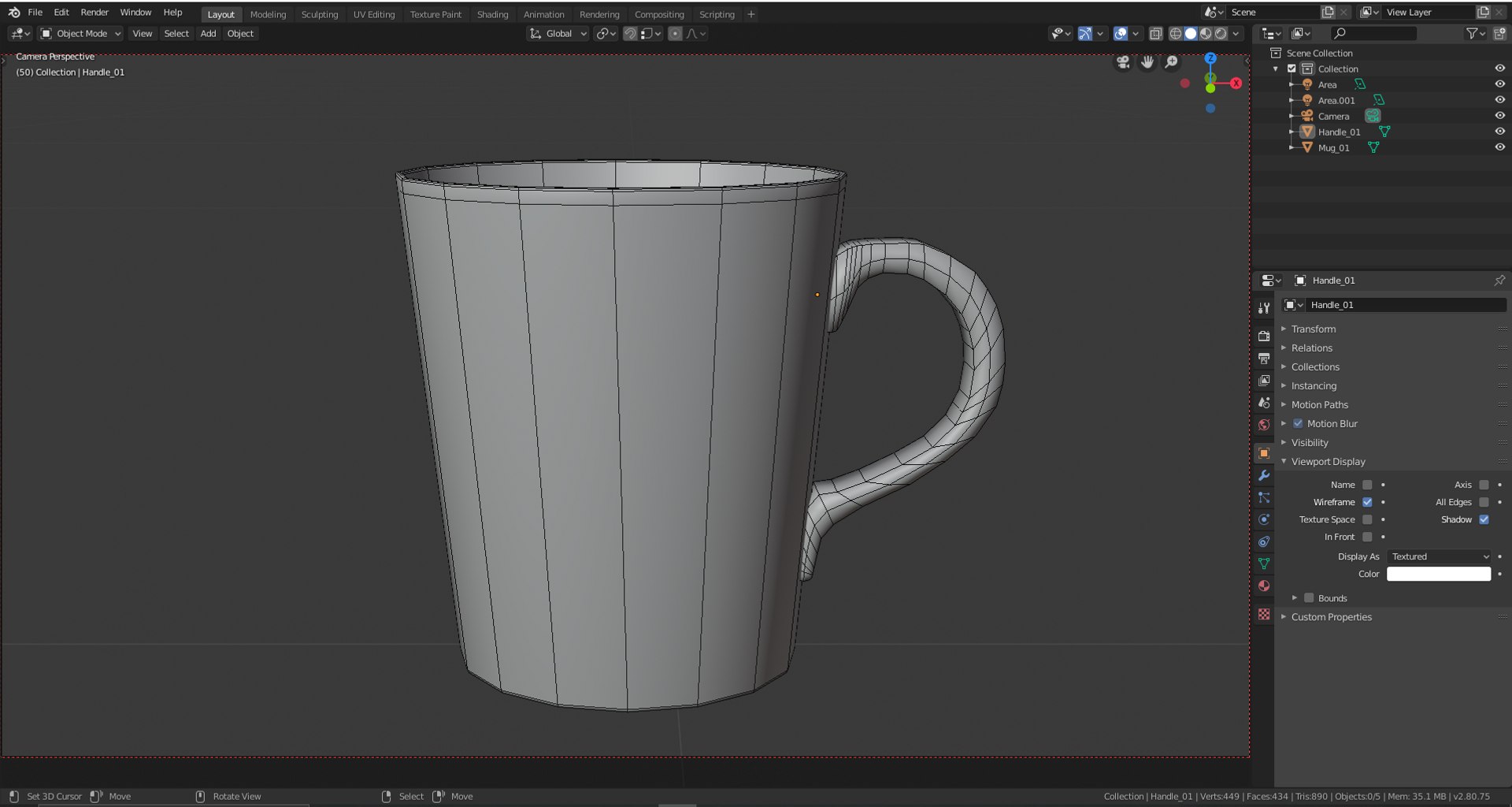 Ceramic Mug 3D Model - TurboSquid 1467783