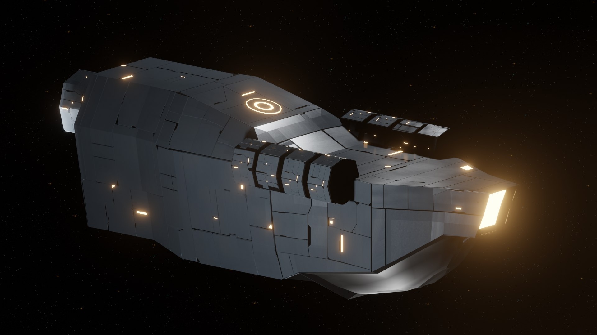 Interceptor I Spaceship 3D Model - TurboSquid 1750950