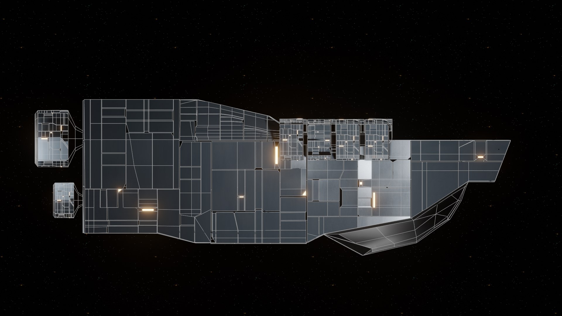 Interceptor I Spaceship 3D Model - TurboSquid 1750950