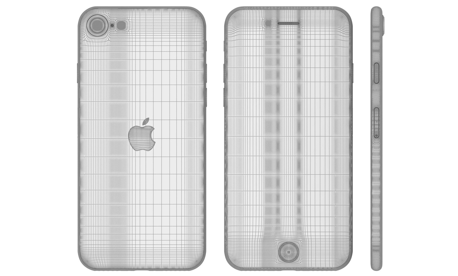 Apple IPhone SE 2022 Black 3D Model - TurboSquid 1871487