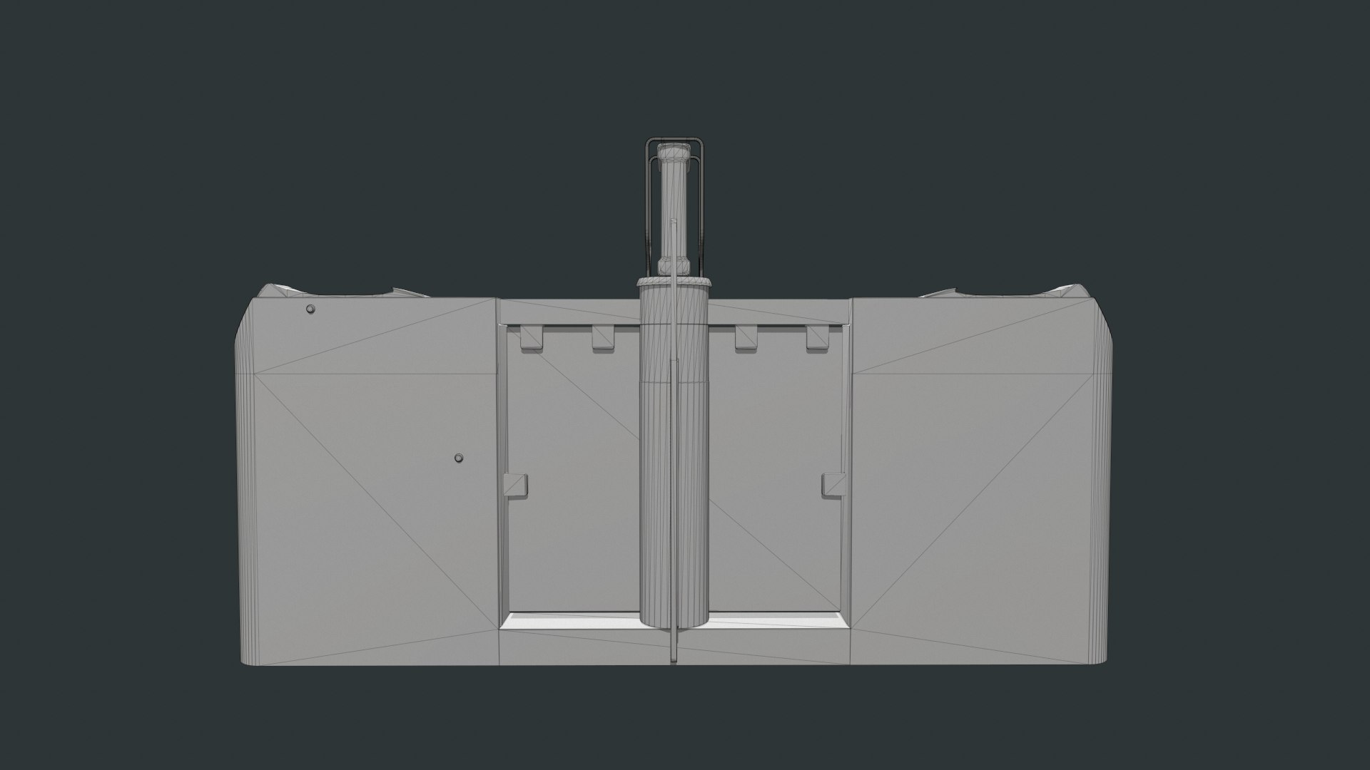 3D Model Automated Ticket Barriers - TurboSquid 1358290