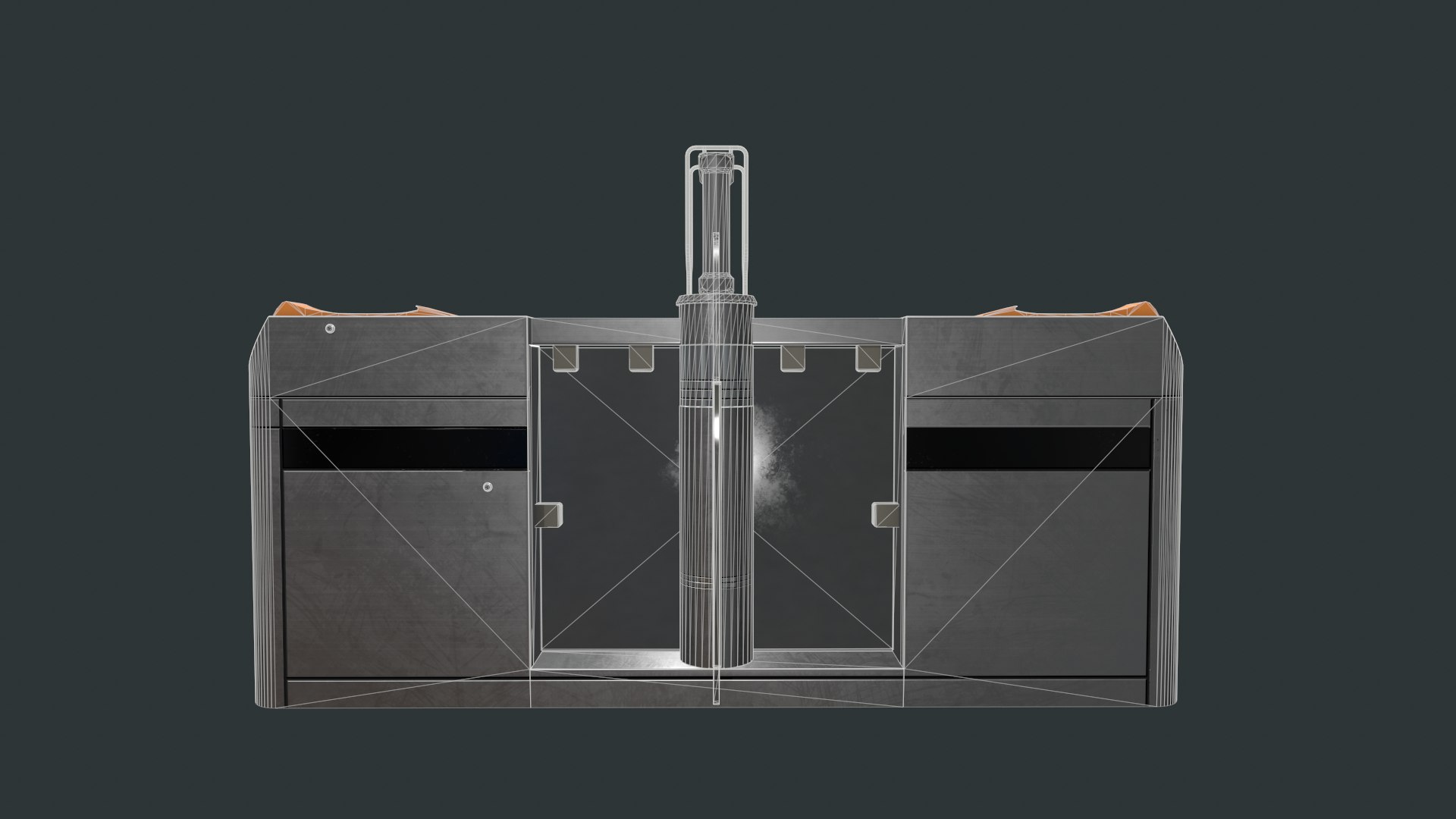 3D Model Automated Ticket Barriers - TurboSquid 1358290