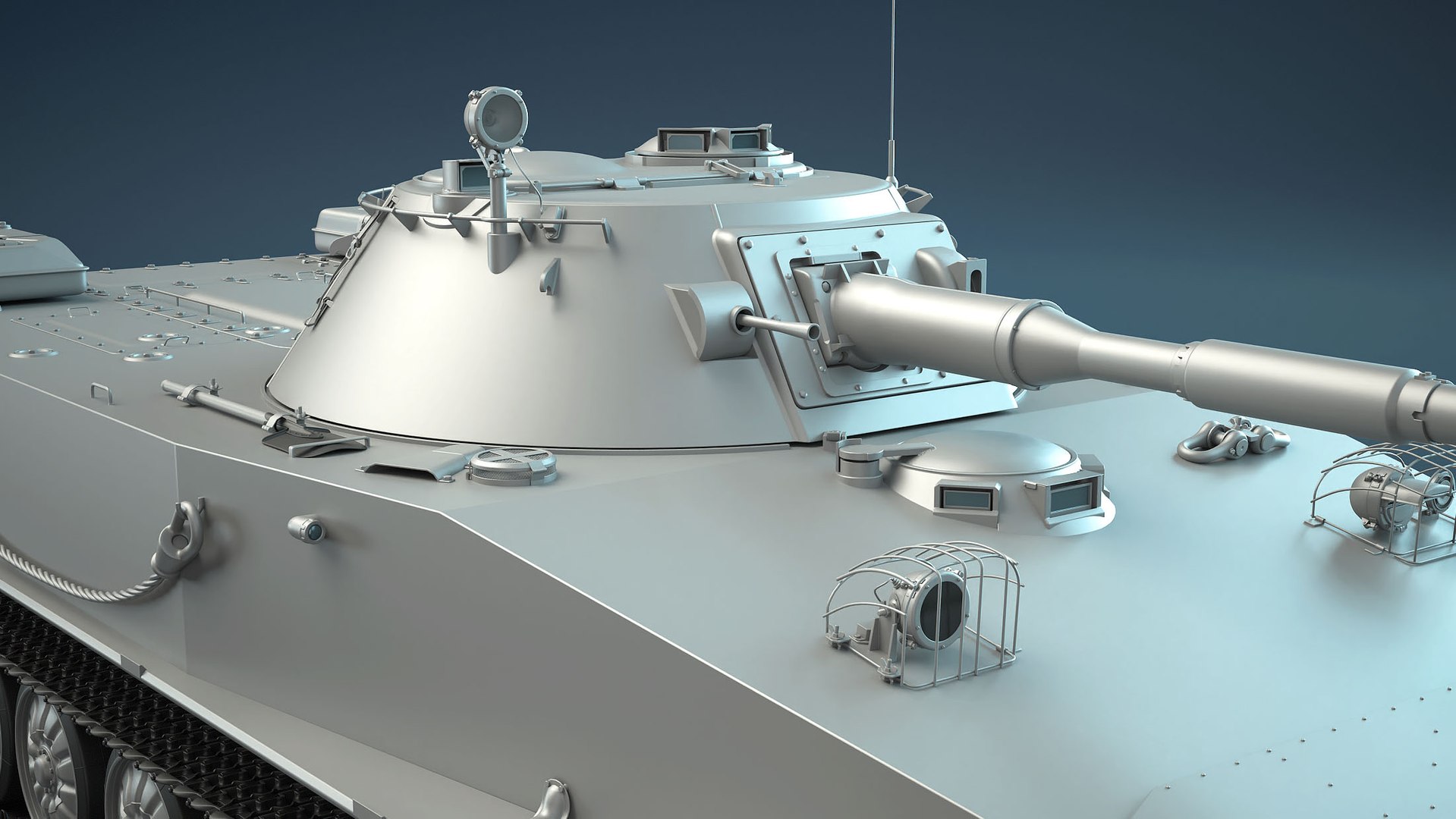 PT-76B Tank High-Poly Model - TurboSquid 2322999