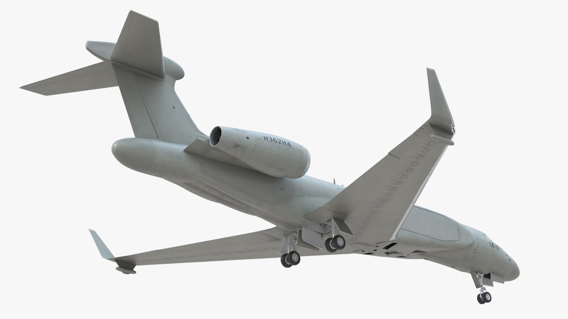 3D Model Airborne Early Warning Aircraft Simplified - TurboSquid 2324008