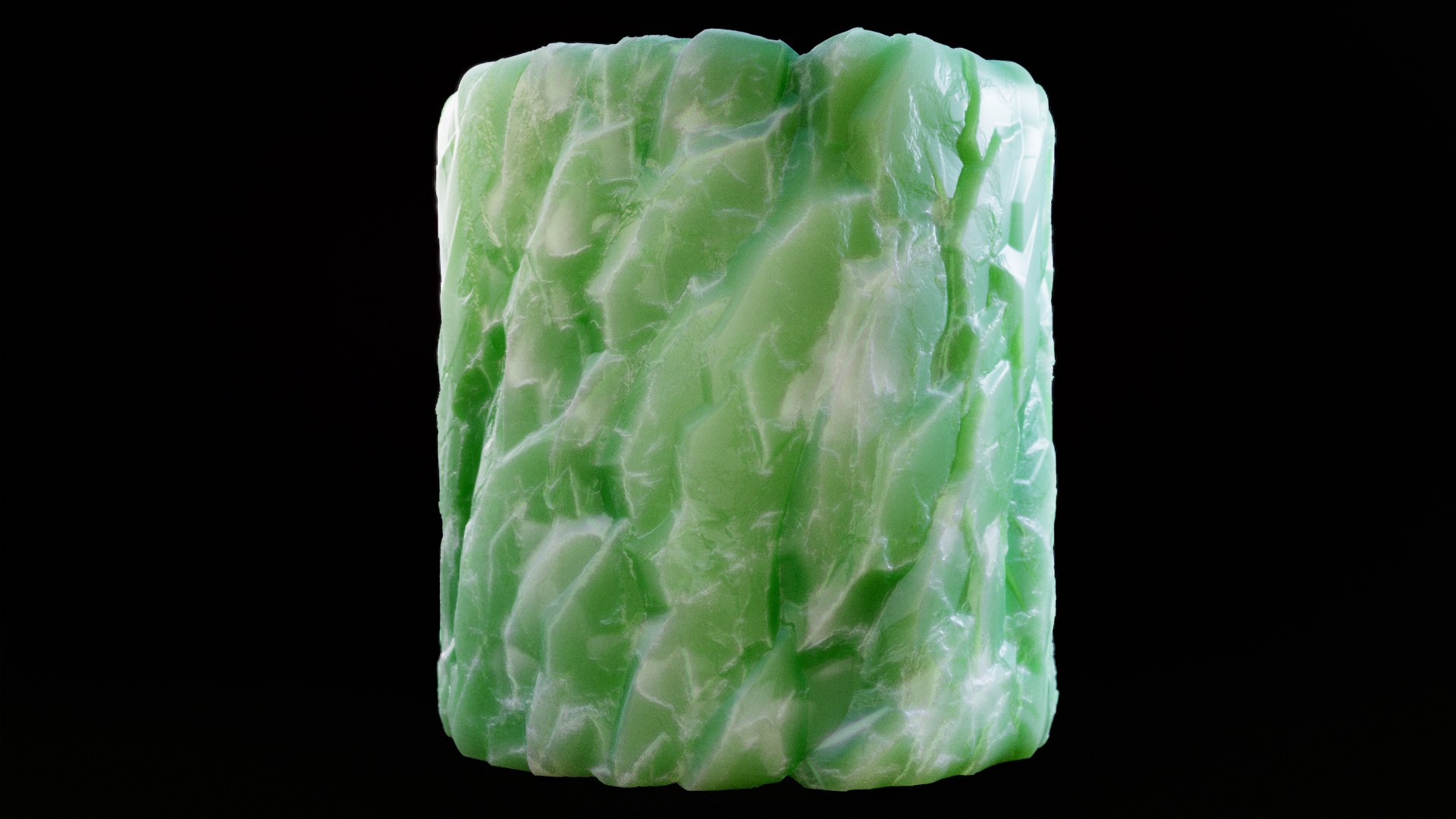 Seamless Green Quartz Substance Material And Textures 3D Model ...