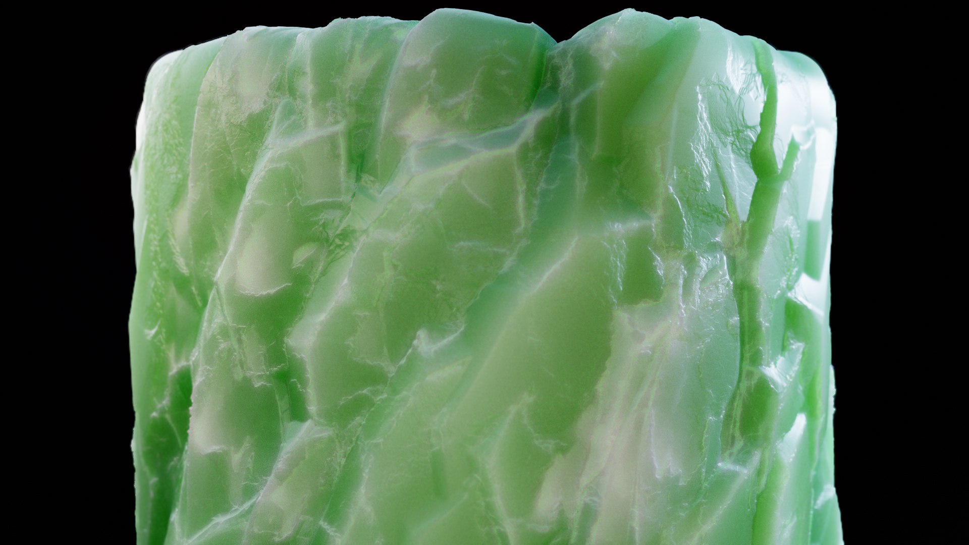 Seamless Green Quartz Substance Material And Textures 3D Model ...