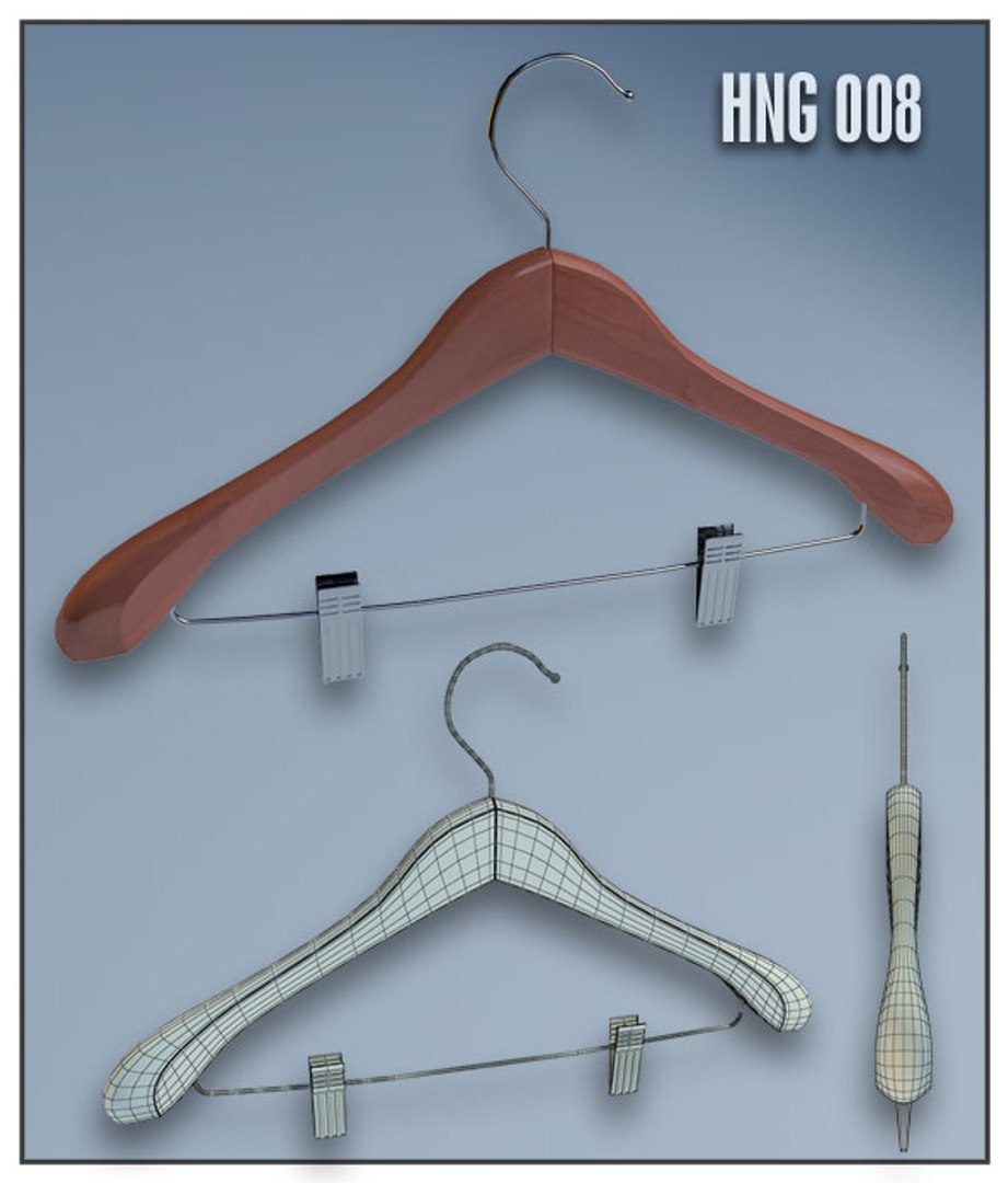 3ds Max Clothes Hanger