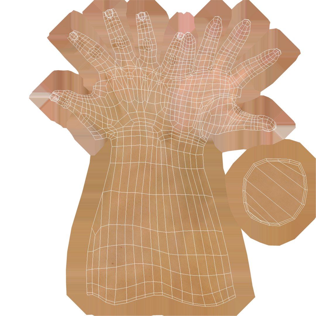 3d Female Hand Ok Sign