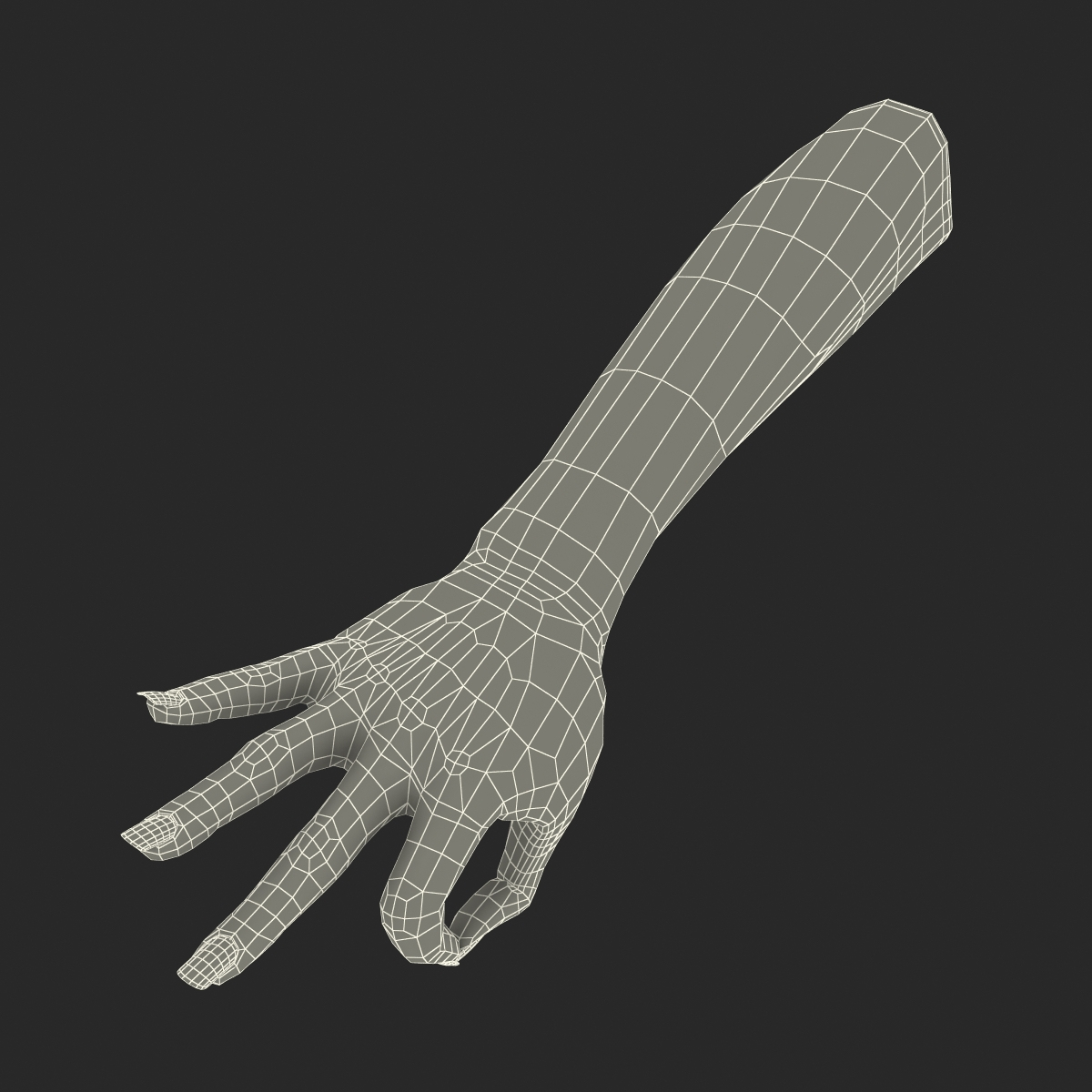 3d female hand ok sign