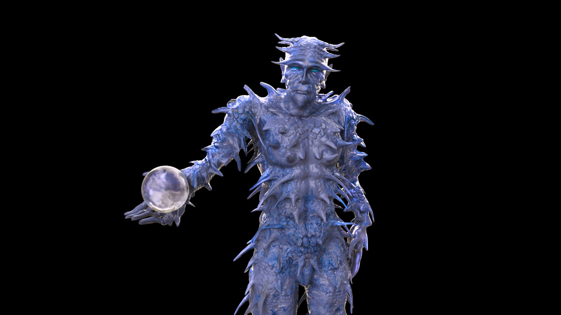 3D Model Ice Demon - TurboSquid 1356734
