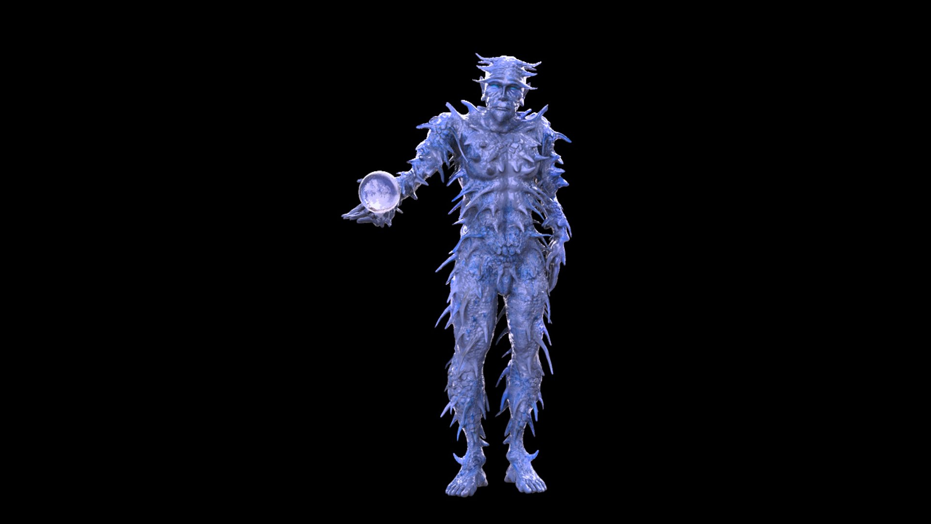 3D Model Ice Demon - TurboSquid 1356734