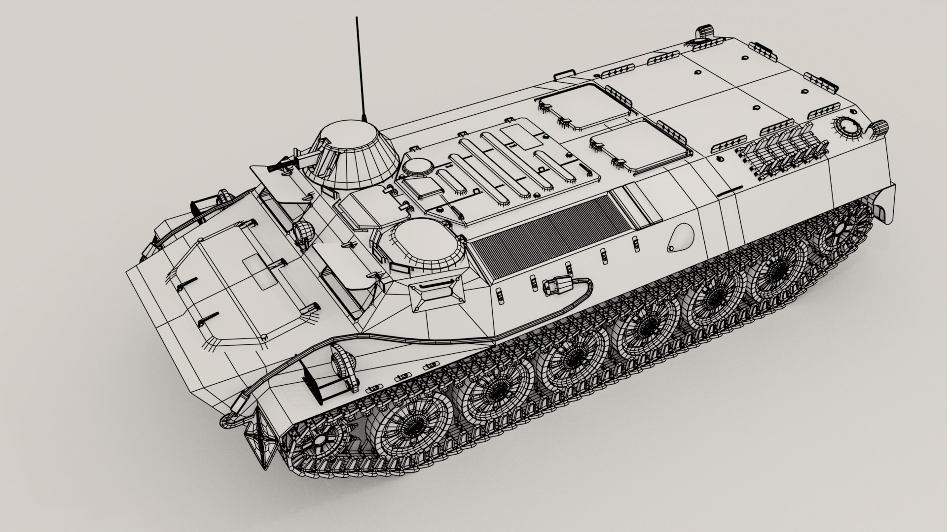 3D Model MT-LB Soviet-Russian APC - TurboSquid 2194701